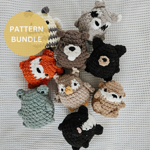 Chubby Woodland Buddies (Crochet Pattern Bundle) – The Cosy Stitch