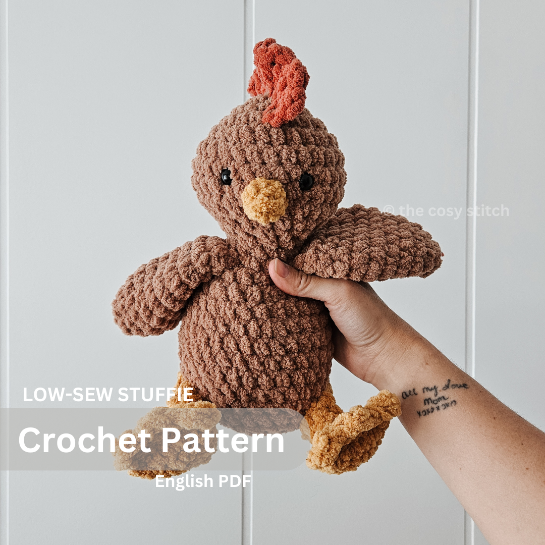 Cooper the Chicken Stuffie (Crochet Pattern) – The Cosy Stitch