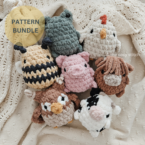 Chubby Mini Buddies (Crochet Pattern Bundle) – The Cosy Stitch