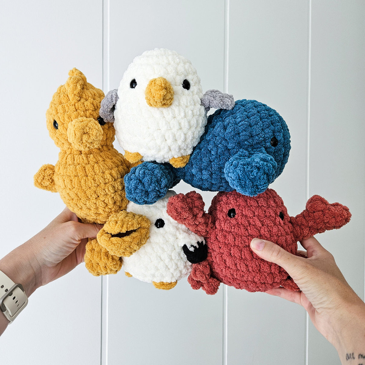 Chubby Beachy Buddies (Crochet Pattern Bundle) – The Cosy Stitch
